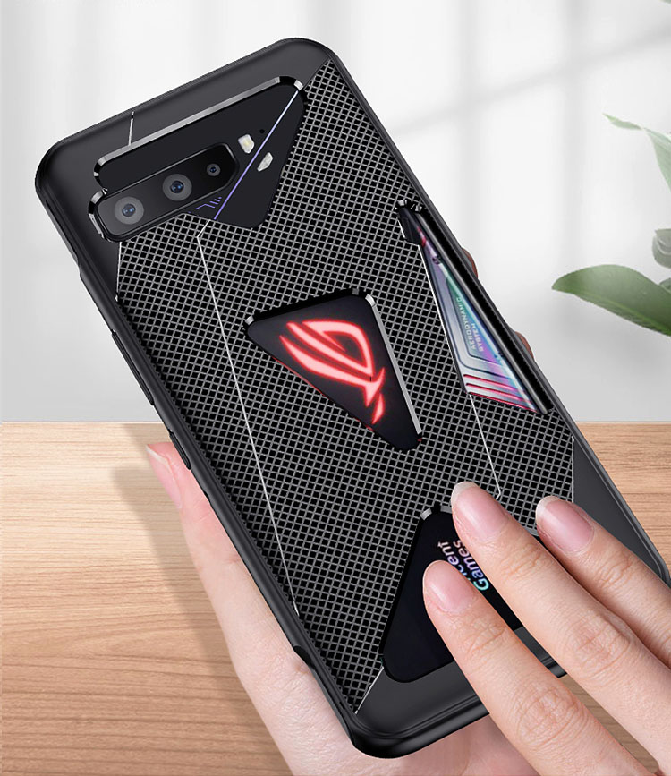 ASUS ROG Phone 3 ケース/カバー 耐衝撃 TPU シンプル スリム 背面カバー ROG Phone 3 ソフトケース 衝撃吸収 ...